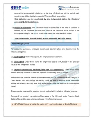 Phantom Stock Option Plan | PDF