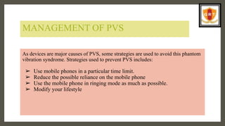 phantom vibration syndrome PPT.pptx