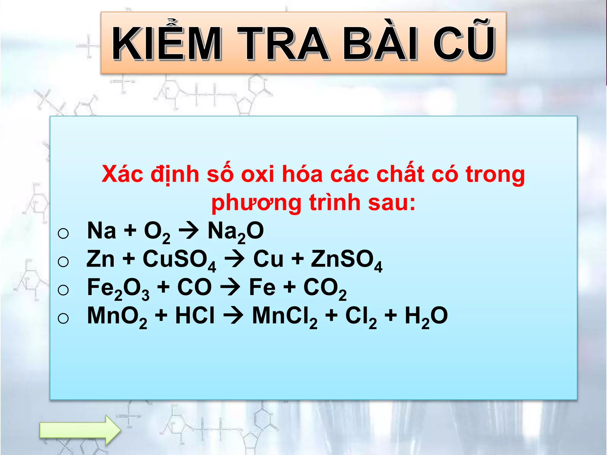 Phan ung oxihoa_khu | PPT