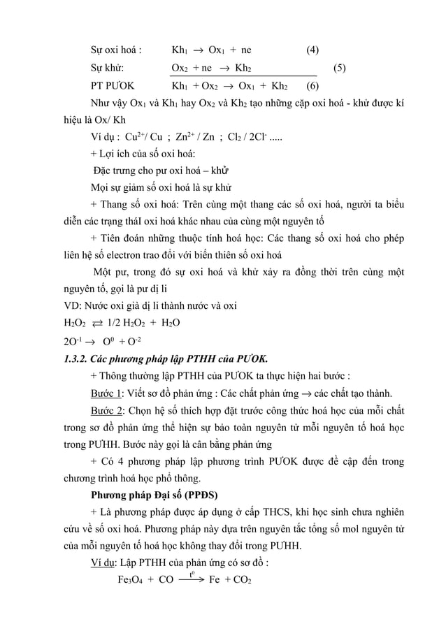 Phản ứng Oxi hóa khử - Điện hóa học | PDF