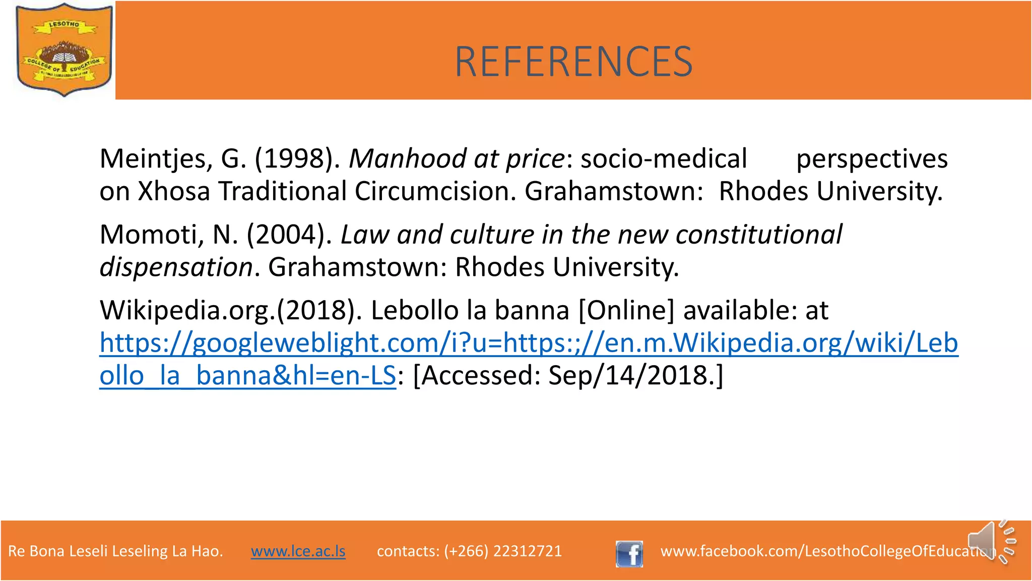 Phapang ea lebollo | PPTX