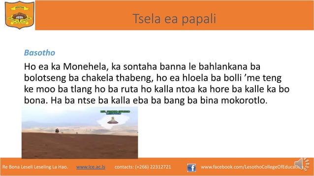 Phapang ea lebollo | PPTX