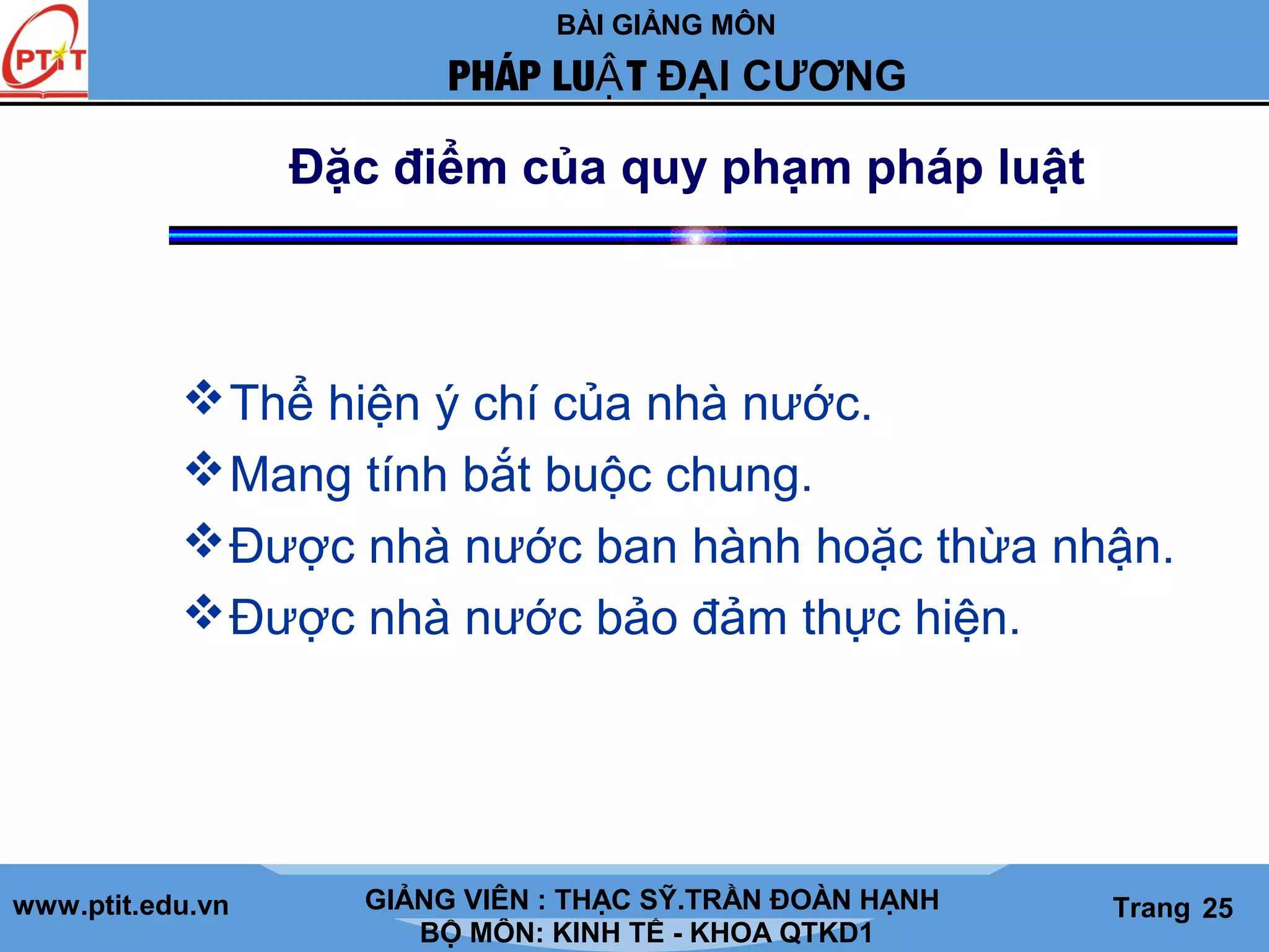 Phap luat dai_cuong | PPT