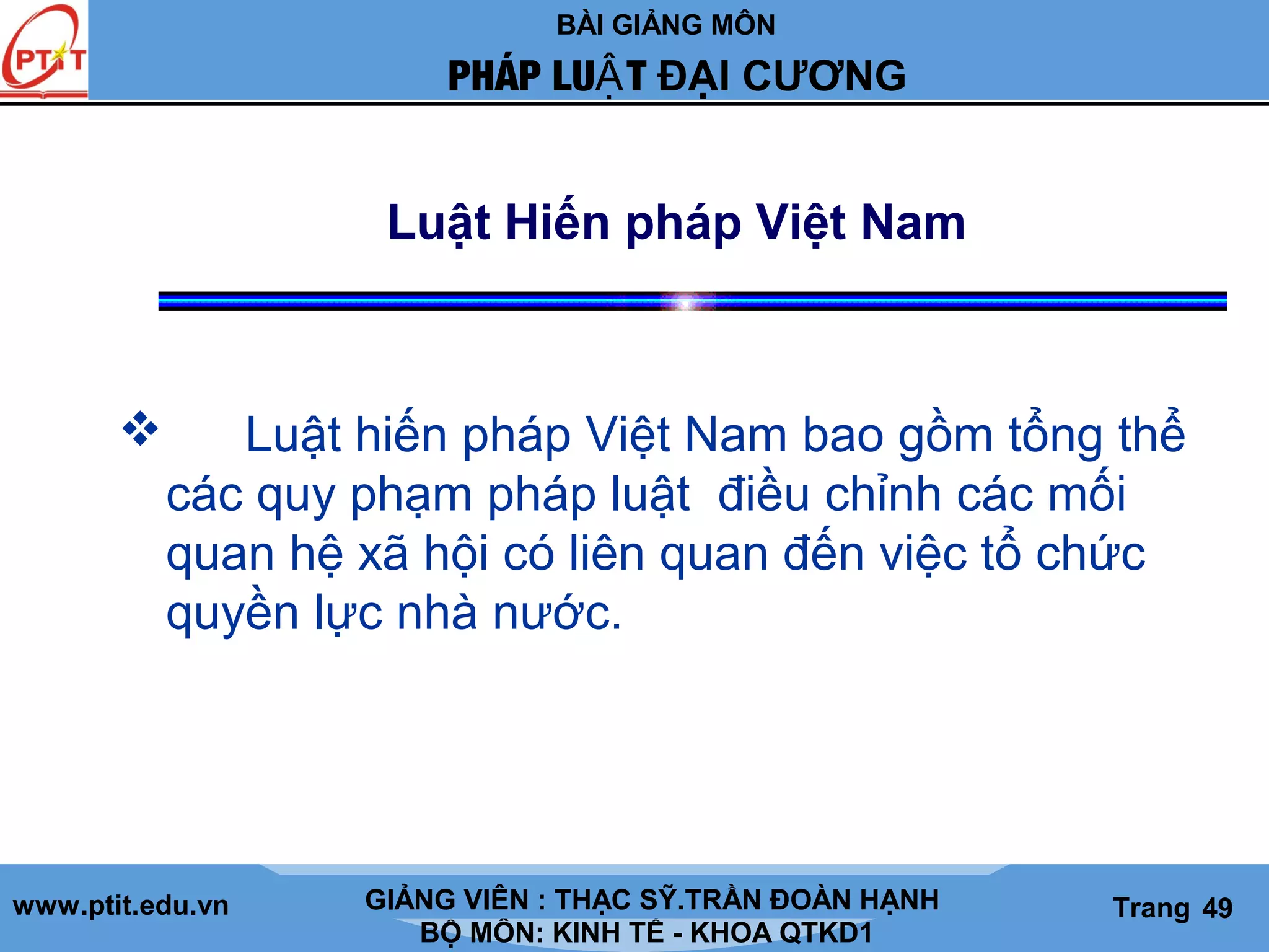 Phap luat dai_cuong | PPT