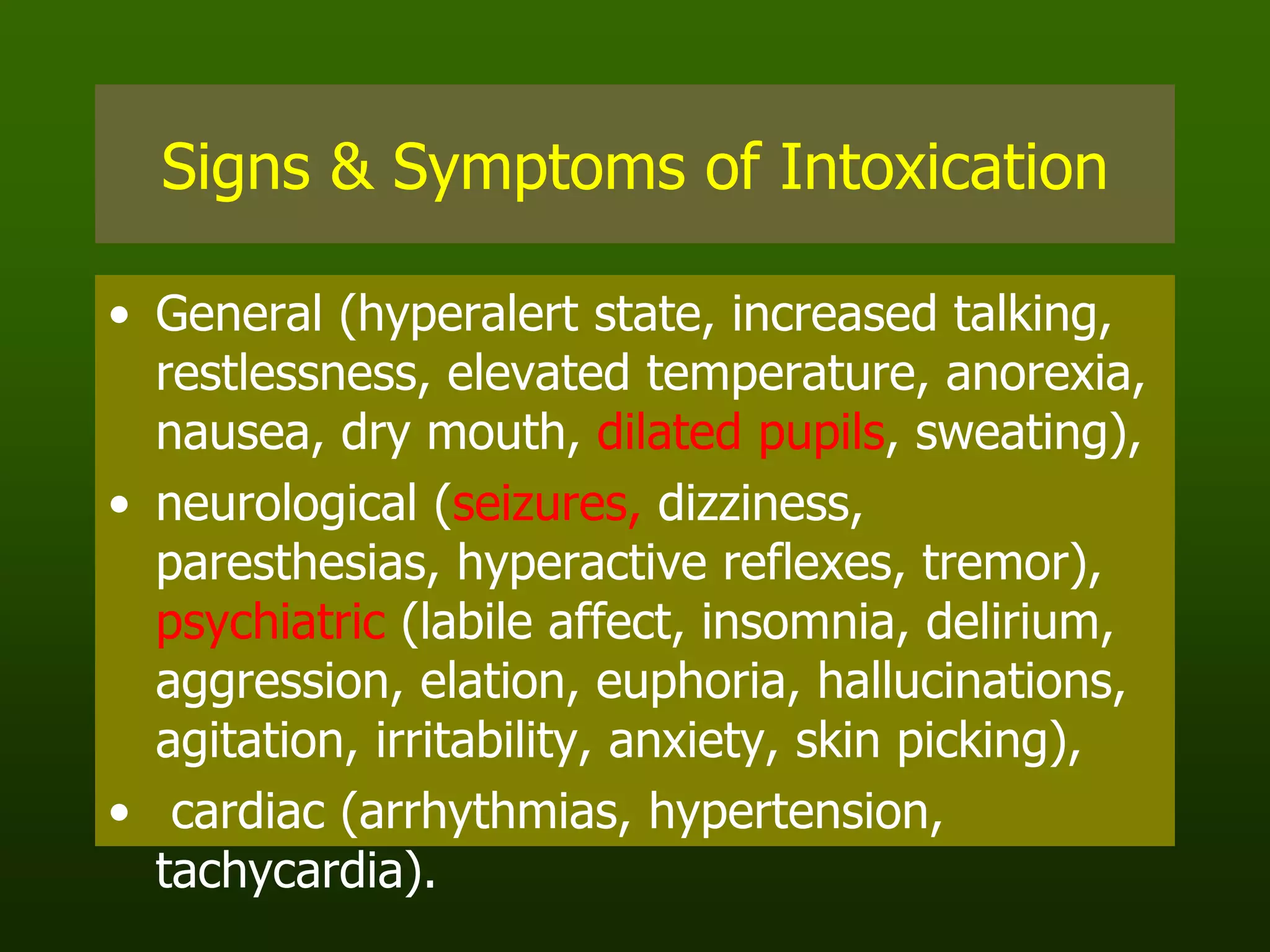 PHAR 4472 CNS Stimulants abuse & toxicity.ppt