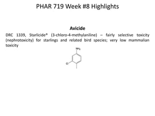 PHAR 719 Lecture #9.pptx. Poisons and Toxins | PPTX