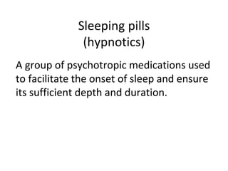 PHARAMACOLOGY WEEK 7 Sedative-Hypnotics.pptx