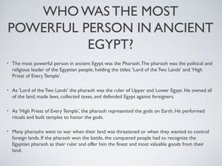 Pharaoh | PPT