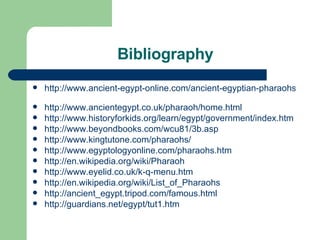 Pharaohs | PPT