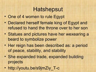 Pharaohs of Egypt | PPT
