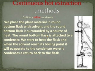 EXTRACTION METHODS analytical chemistry.pptx