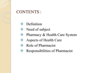 Introduction to Pharmaceutical Jurisprudence | PPTX