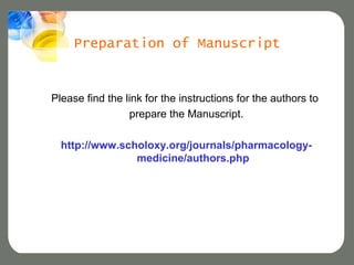 Pharmacology and Alternative Medicine Therapeutics | PPT