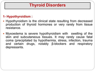 Thyroid hormones and related drugs..pptx
