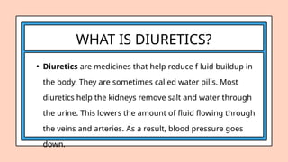 Pharma-Diuretics.pptx1234567891234567890 | PPTX