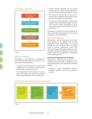 Pharma Serialization: Managing the Transformation | PDF