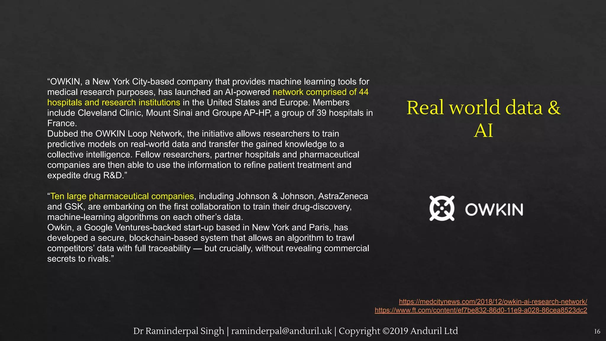 Pharma AI & IOT presentation 2019 | PDF