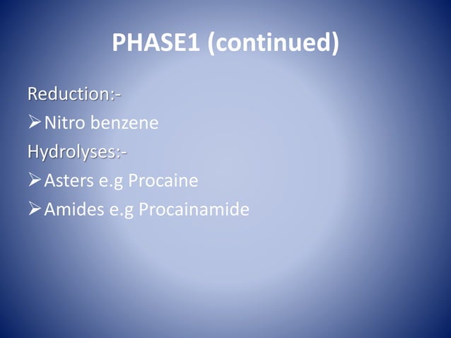 [Pharma] biotransformation | PPT
