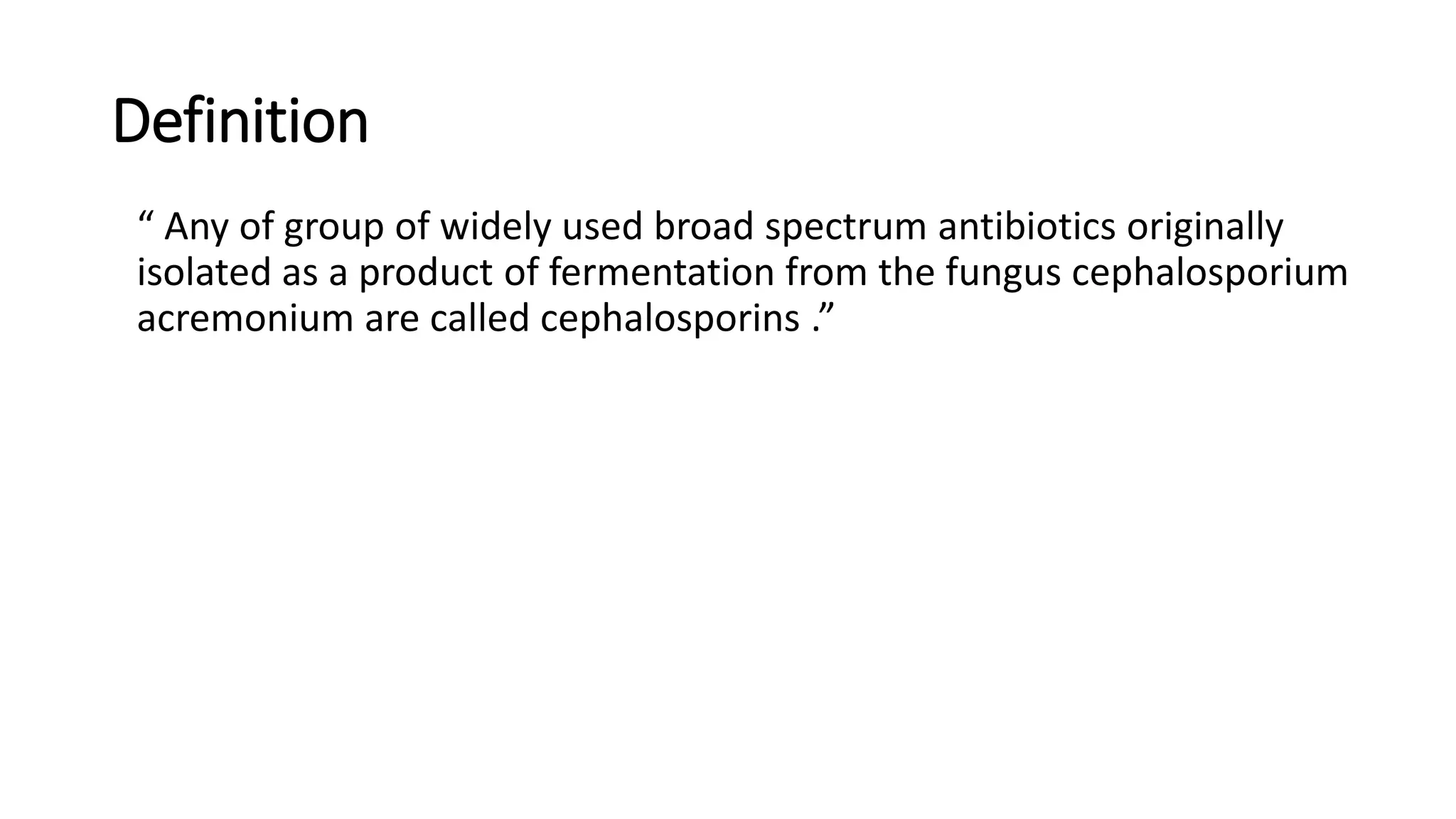 Penicillin:cephlaosporins 3rd generation | PPTX