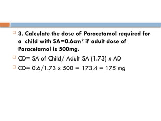 Pharma Calculations calculate child dose.pptx