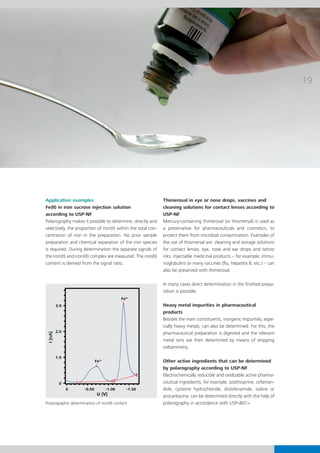 Pharmaceutical analysis From Metrohm | PDF