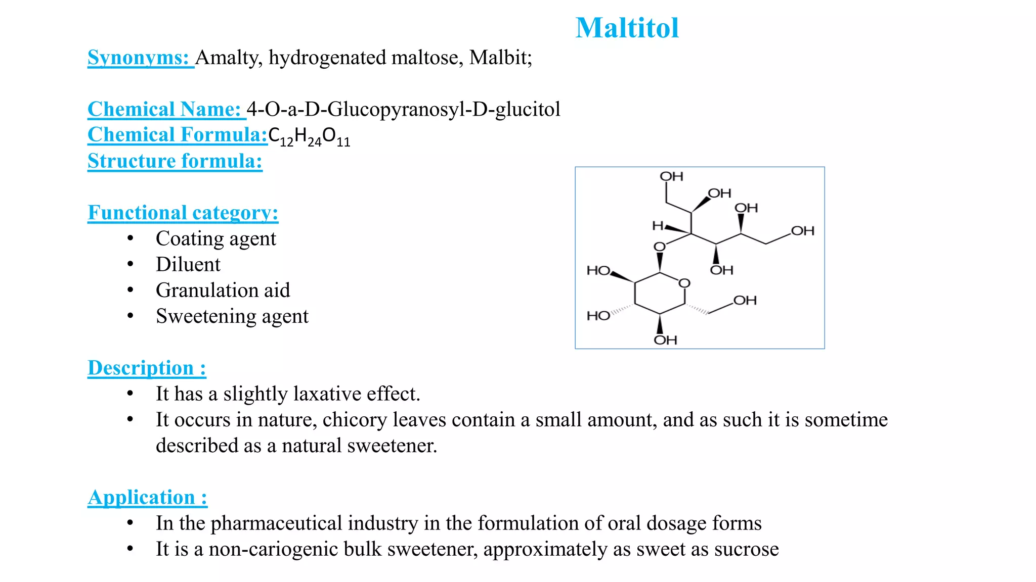 Pharmaceutical excipients | PPT