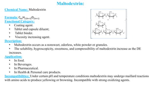 Pharmaceutical excipients | PPT
