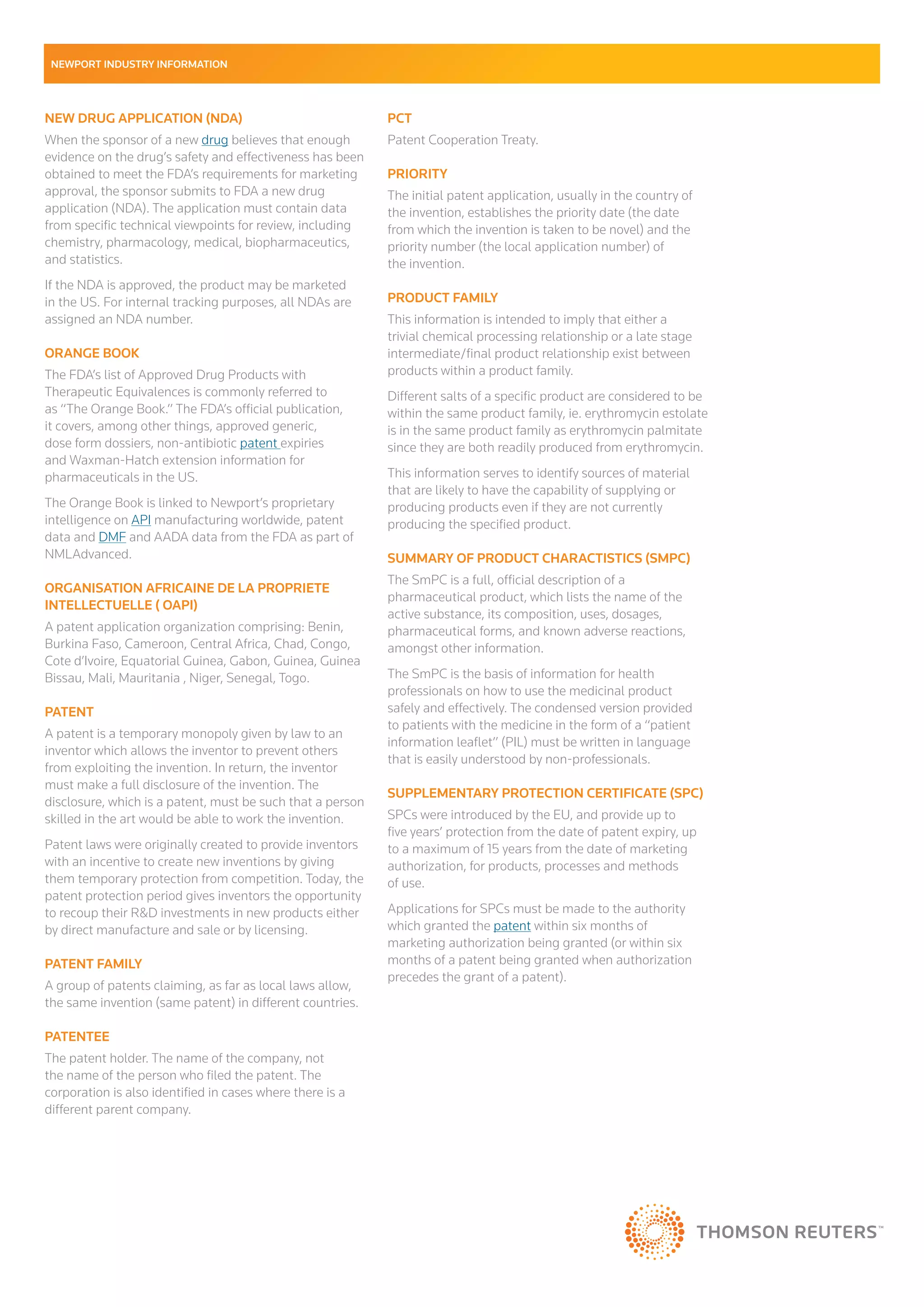 Pharmaceutical Industry Terminology | PDF