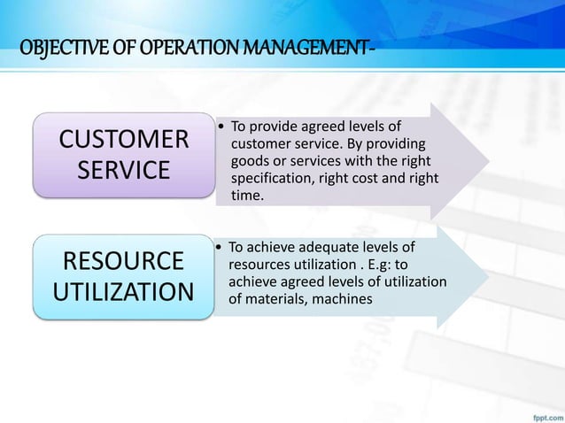 Production and operation management system. | PPT
