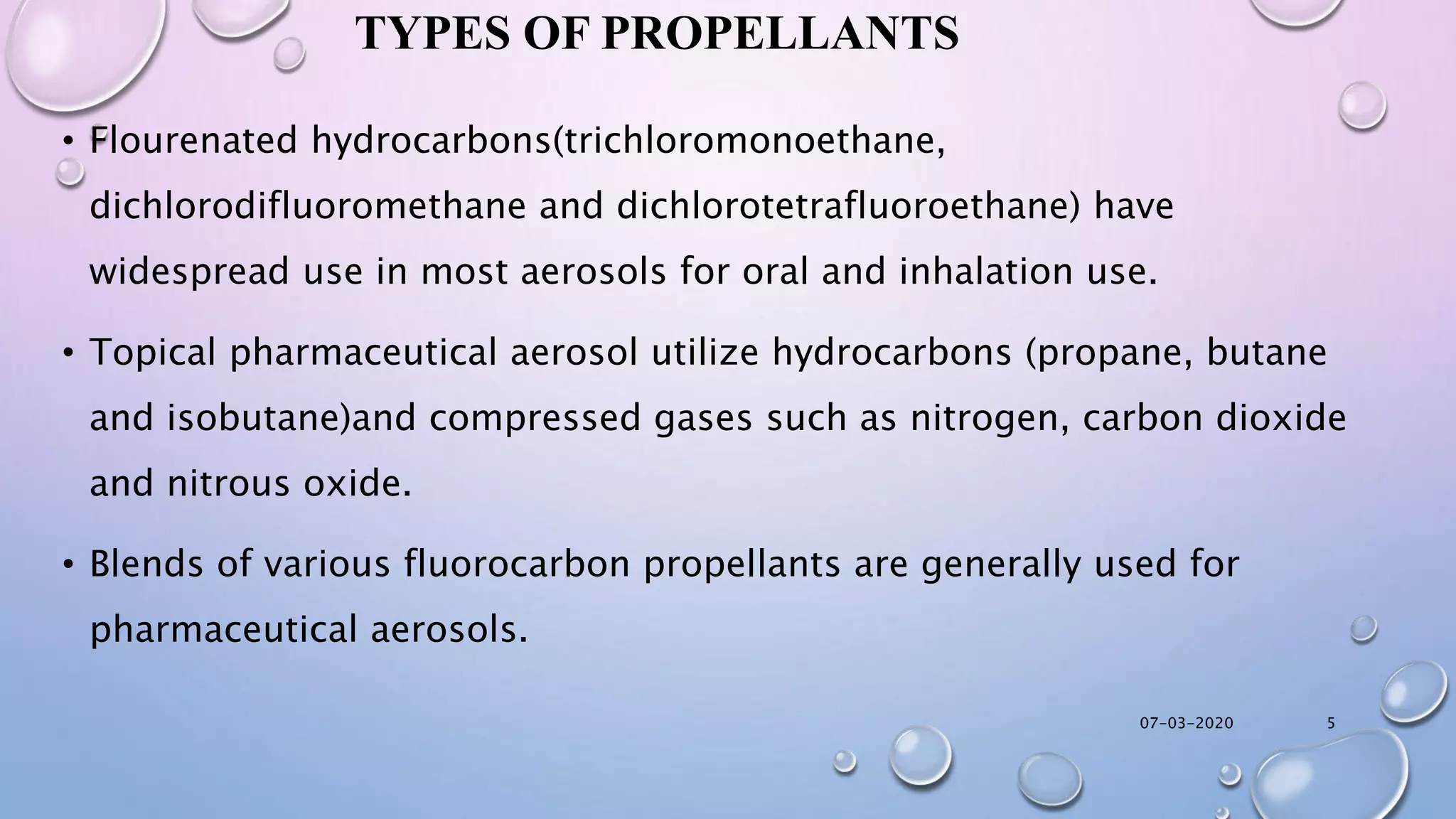 Pharmaceutical aerosol | PPTX