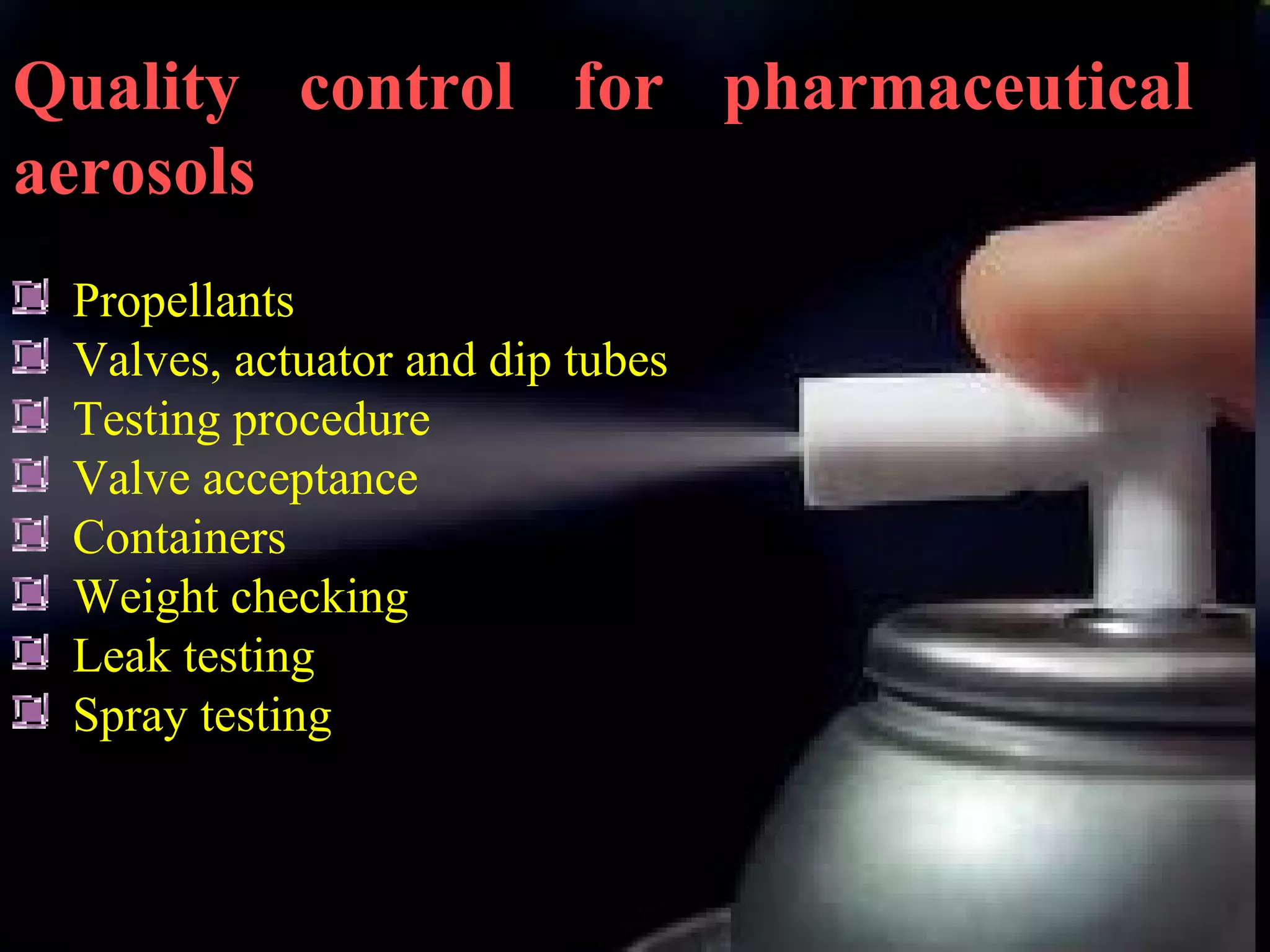 Pharmaceutical aerosols | PPT