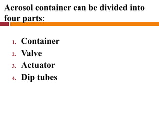 Pharmaceutical aerosols | PDF