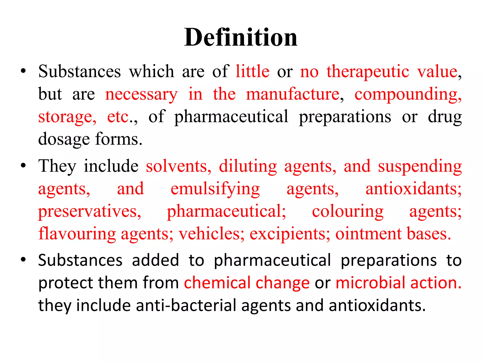 Pharmaceutical aids | PPTX