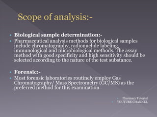 Pharmaceutical Analysis PPT (BP 102T) | PPT