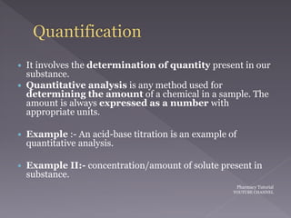 Pharmaceutical Analysis PPT (BP 102T) | PPT
