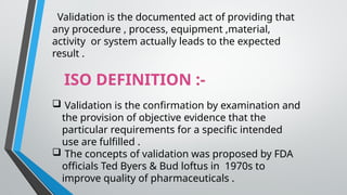 PHARMACEUTICAL ANALYSIS –III.pptx validation complete | PPT