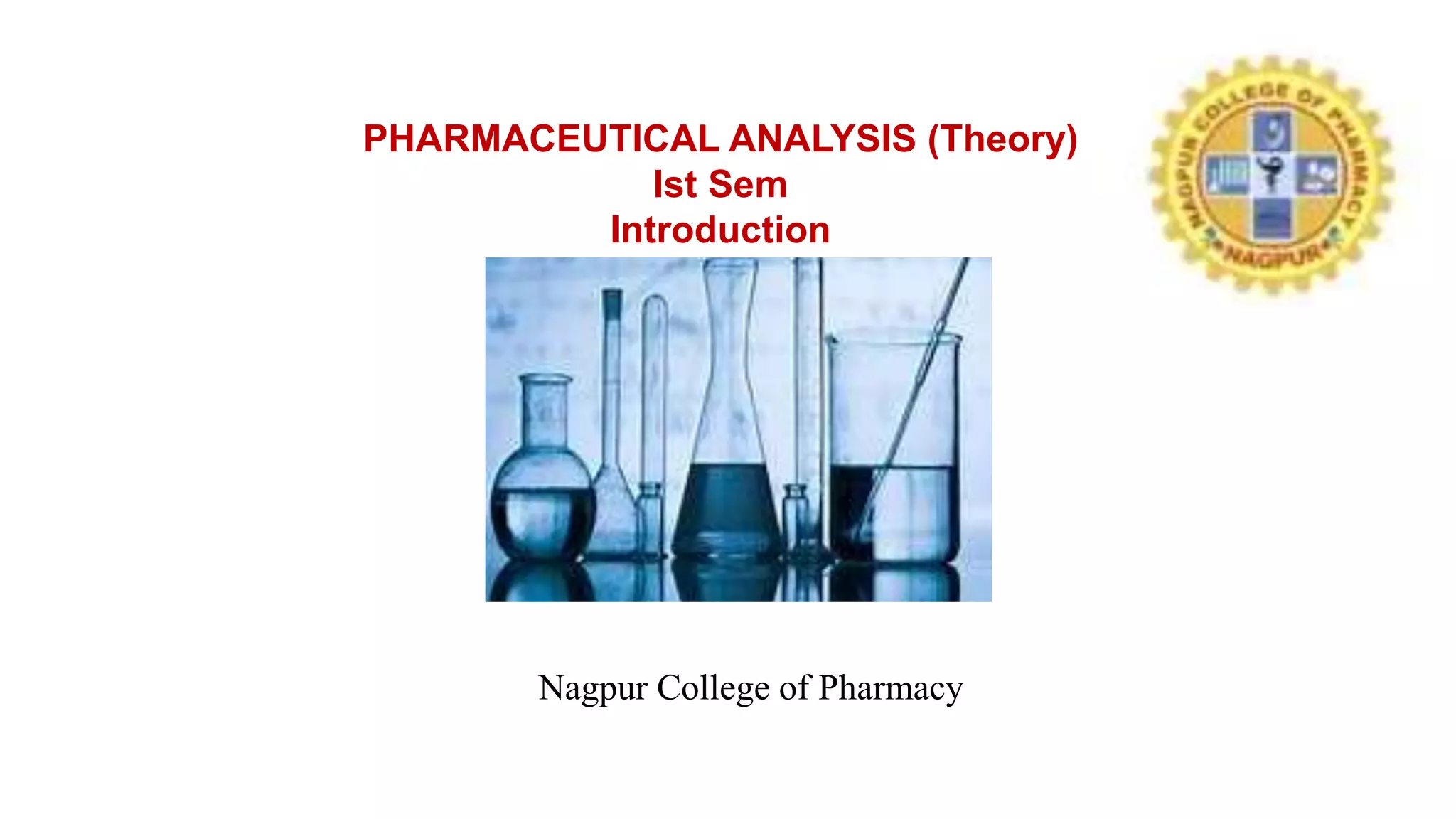 Pharmaceutical analysis Introduction.pptx