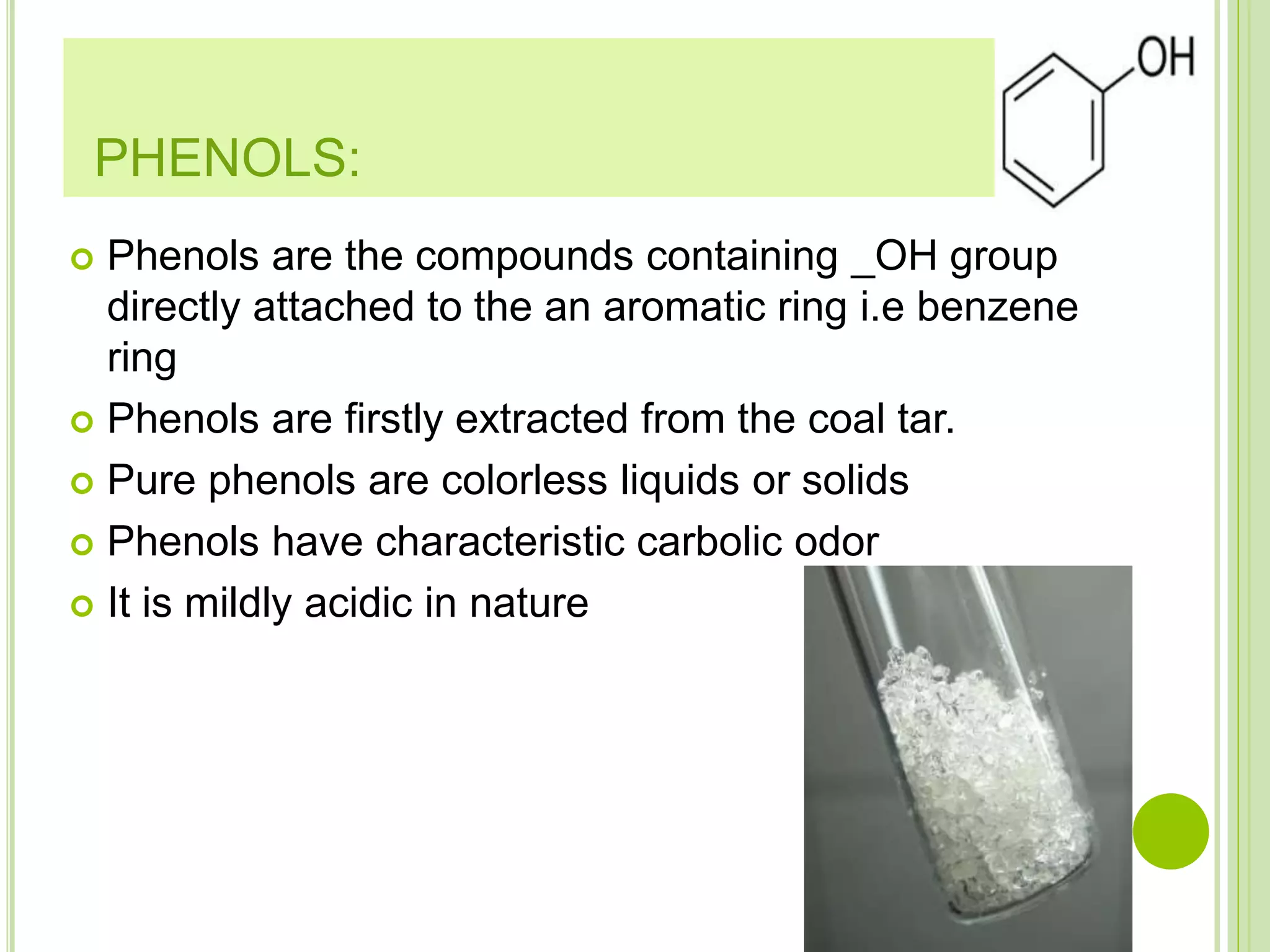 Pharmaceutical applications of phenol and their derivatives | PPTX