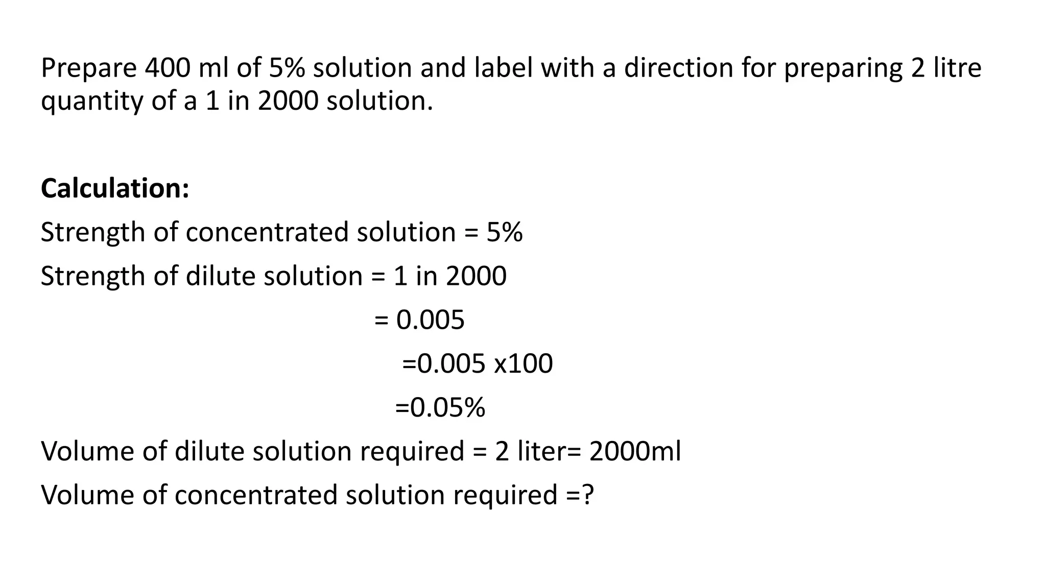 Pharmaceutical calculation | PDF