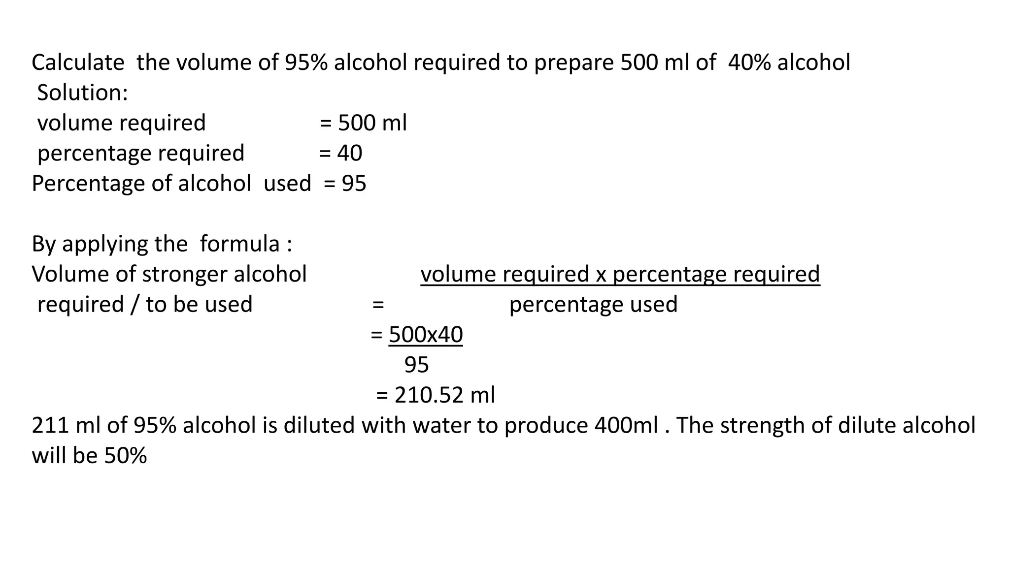 Pharmaceutical calculation | PDF