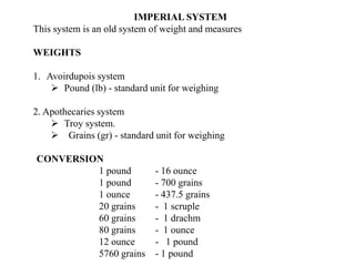 Pharmaceutical calculation.pptx | Chemistry | Science