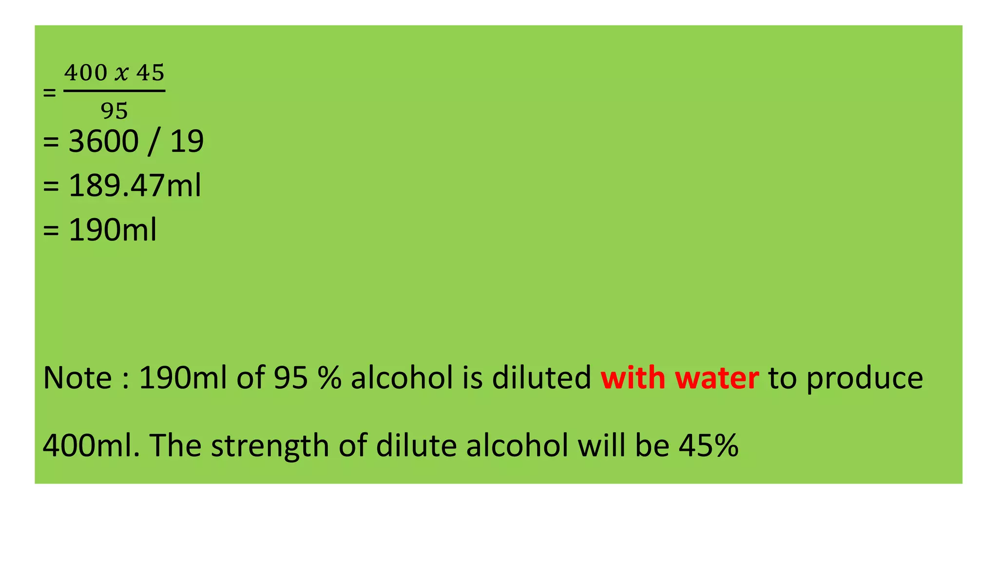 Pharmaceutical calculations | PPTX