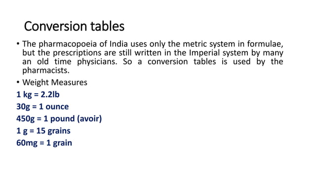 Pharmaceutical calculations | PPTX