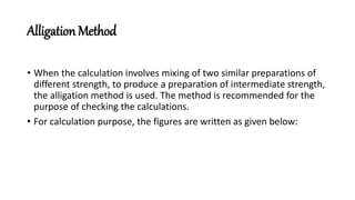 Pharmaceutical calculations | PPTX