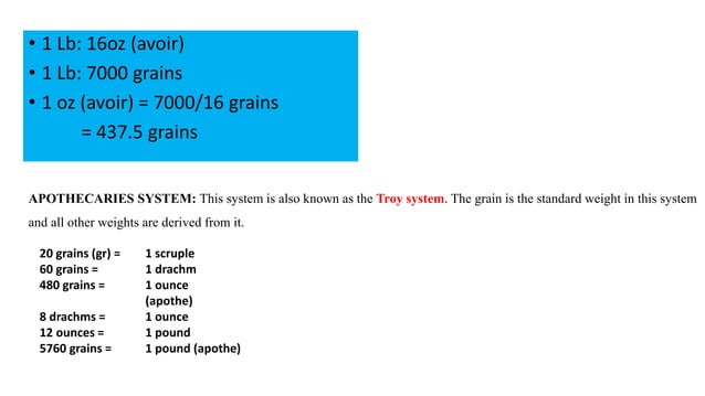Pharmaceutical calculations | PPTX