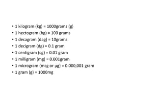 Pharmaceutical calculations | PPTX
