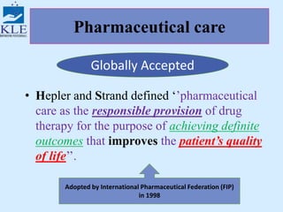 Pharmaceutical care | PPTX