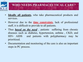 Pharmaceutical care | PPT