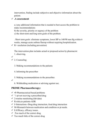 PHARMACEUTICAL CARE.docx | Pharmaceutical Industry | Industries