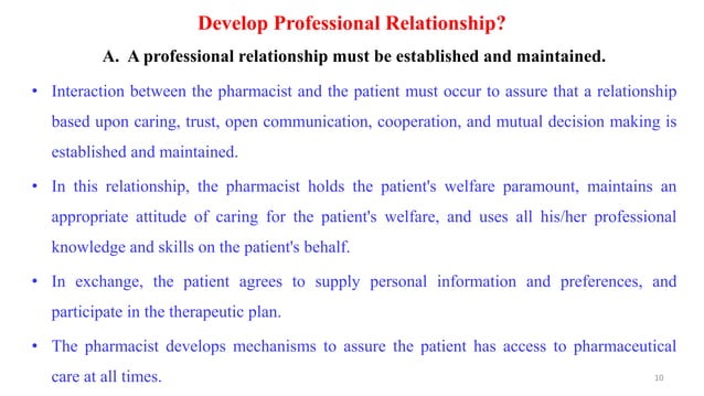 Pharmaceutical Care -Definition and Principles (1).ppt | Pharmaceutical ...